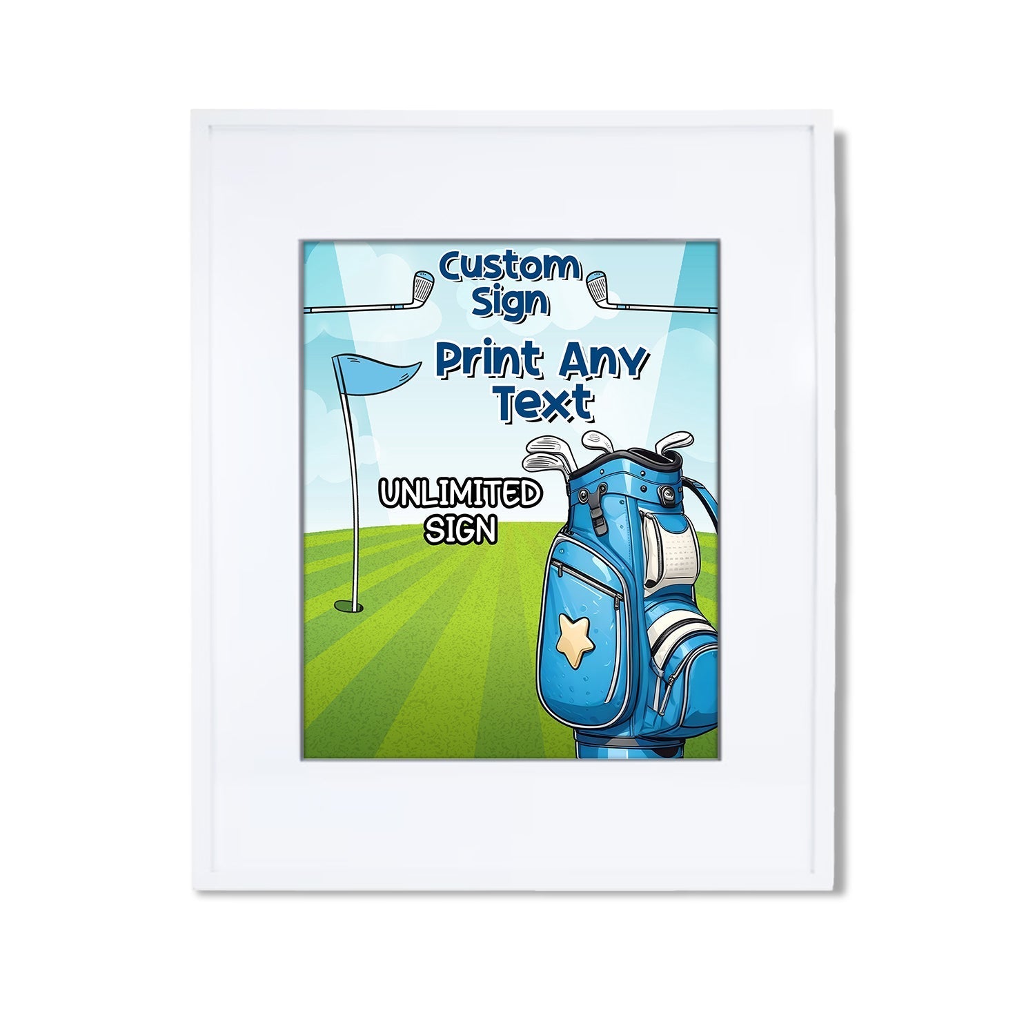 Custom Mini Golf Signs - Personalize Your Mini Golf Event with Unique ...