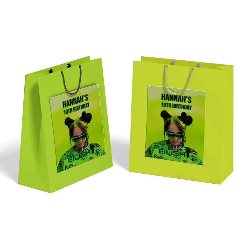 Billie Eilish Goody Bag Label - Custom Goody Bag Labels for Billie ...
