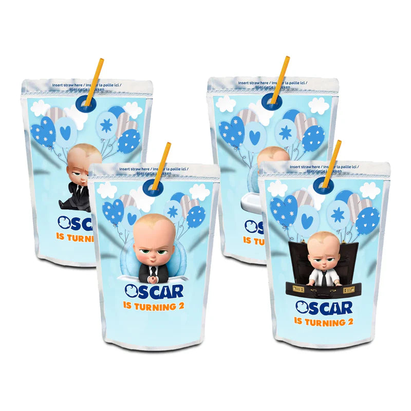 The Boss Baby Juice Pouch Label Printable Party Wrapper – Terryberri