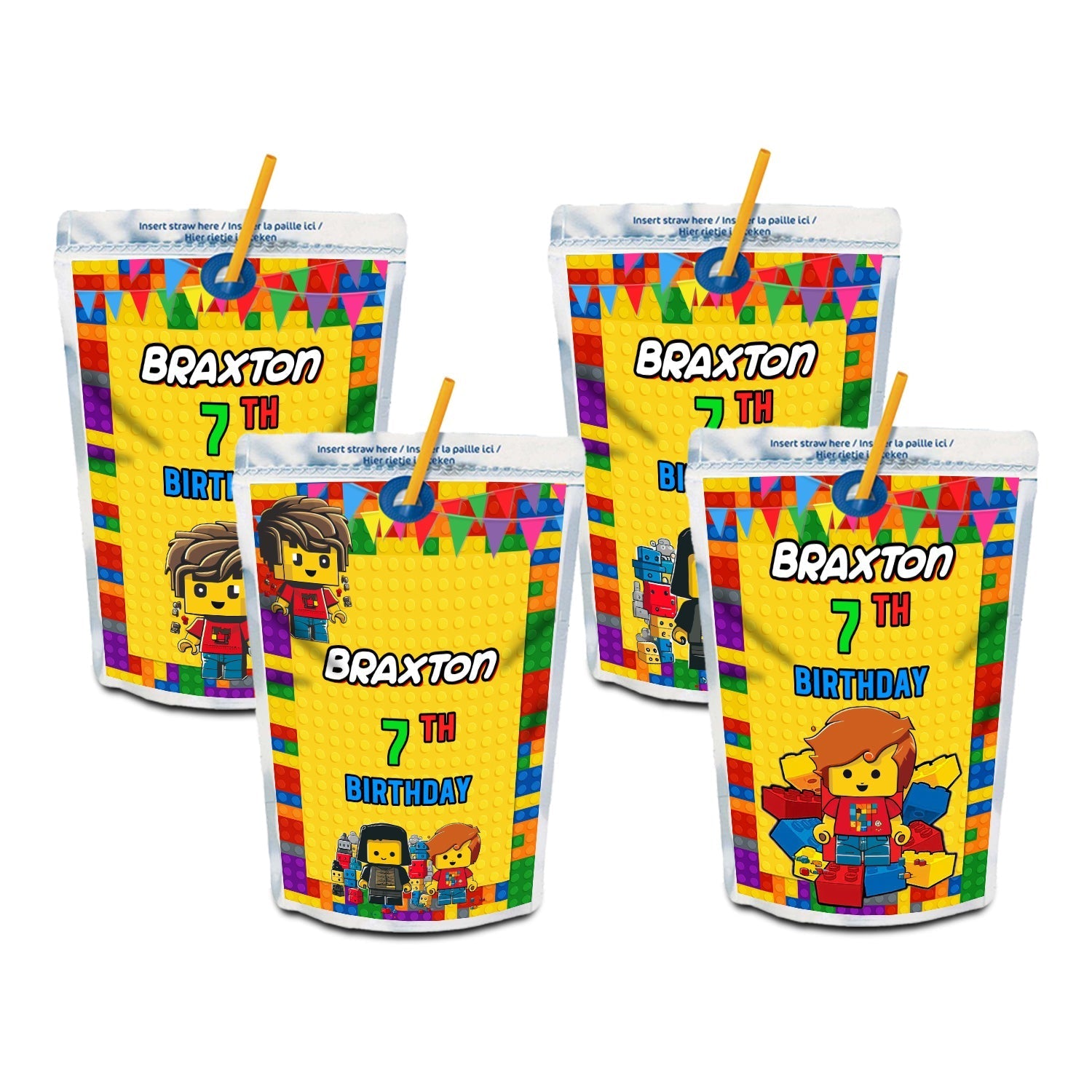 Caprisun Label/Juice Pouch Label with Lego Design - Refresh Your Party ...