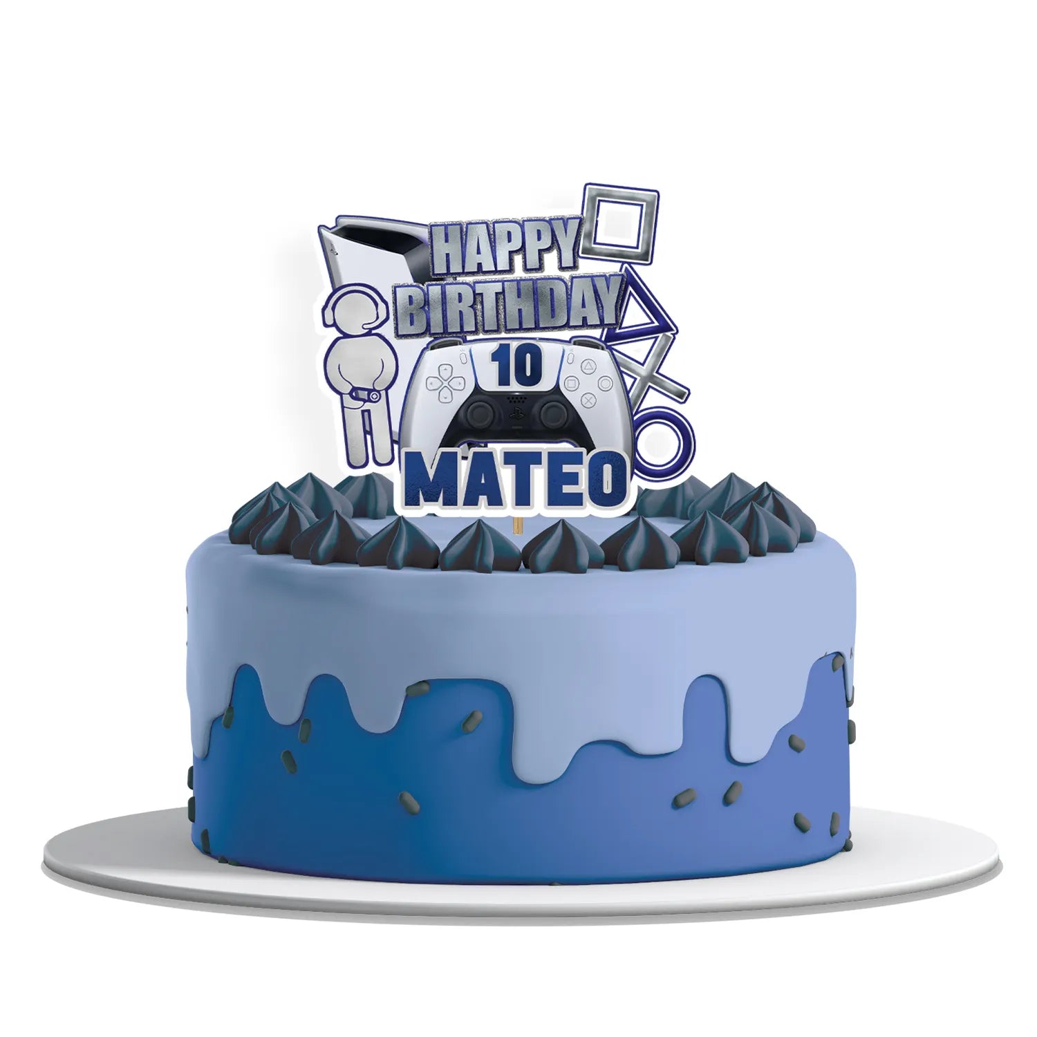 Custom Cake Toppers for Playstation Gamers – Terryberri