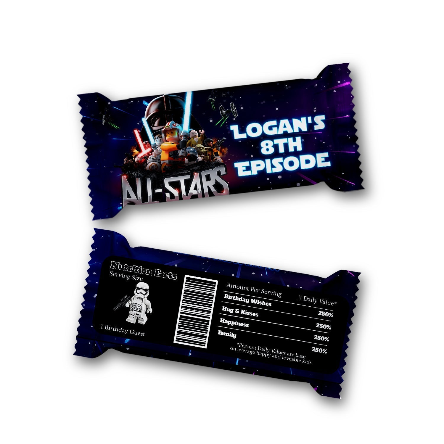 Lego Star Wars Rice Krispies Treats & Candy Bar Labels - Themed Sweets ...