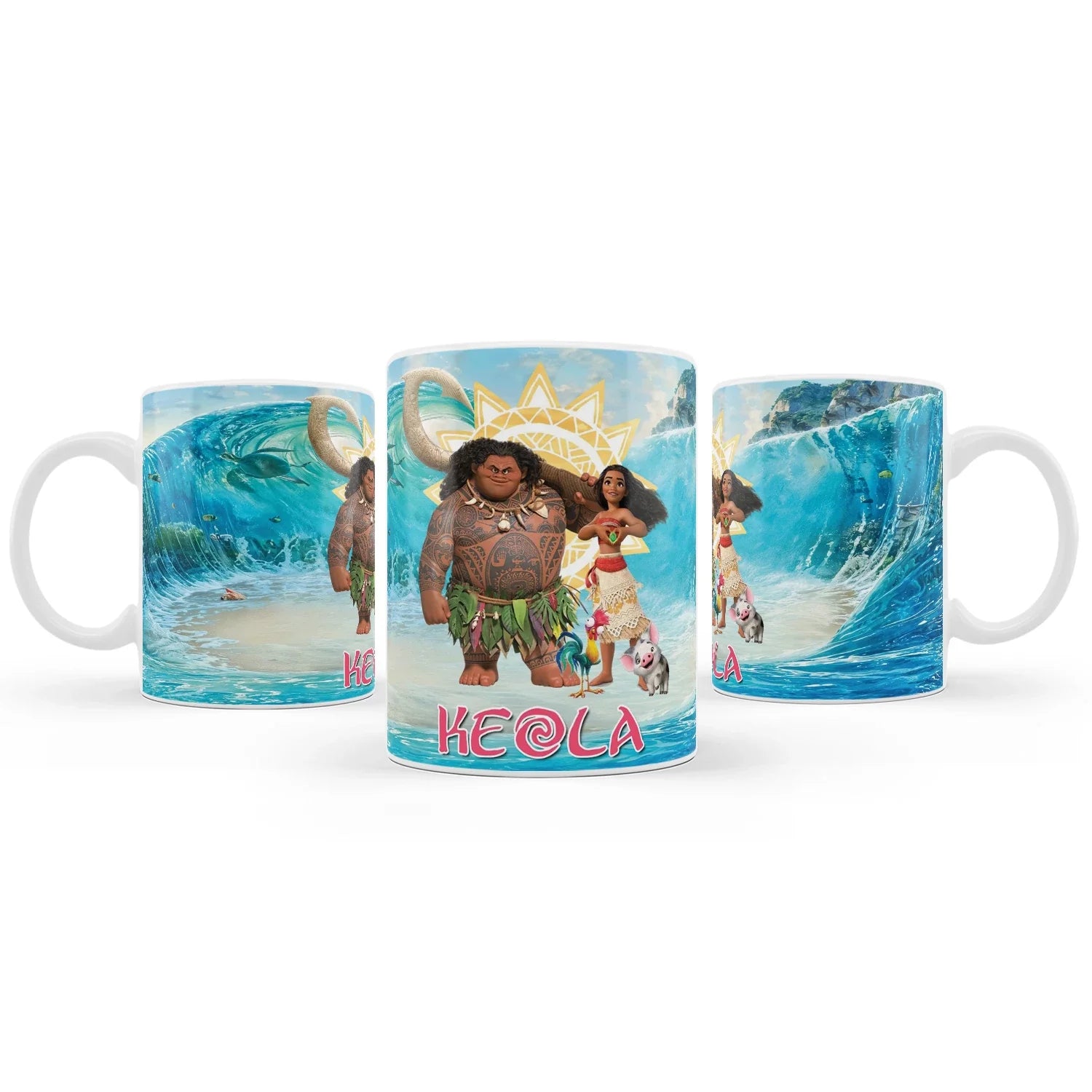 Moana Sublimation Mug - Unique Customizable Moana Mug – Terryberri