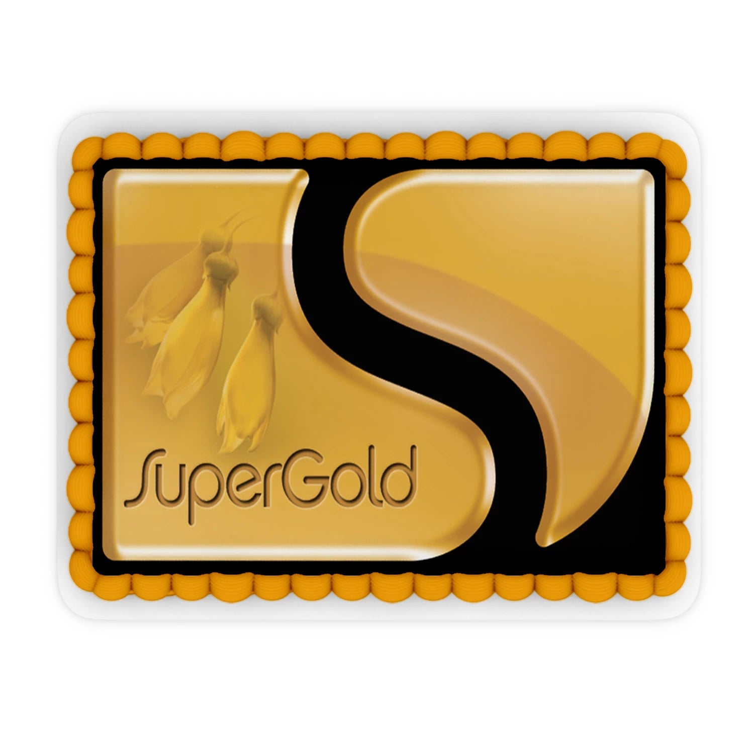 Super Gold Card Edible Cake Toppers & Icing – Terryberri