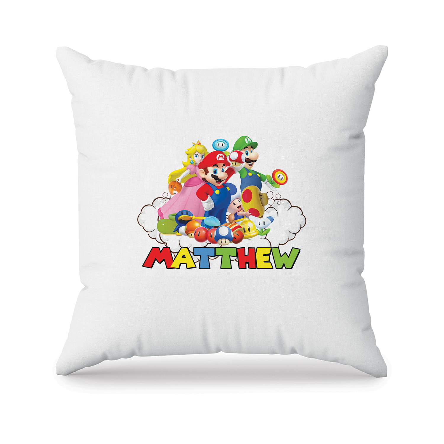 Super Mario Sublimation Pillowcase - Add a Fun Touch to Your Bedroom D ...